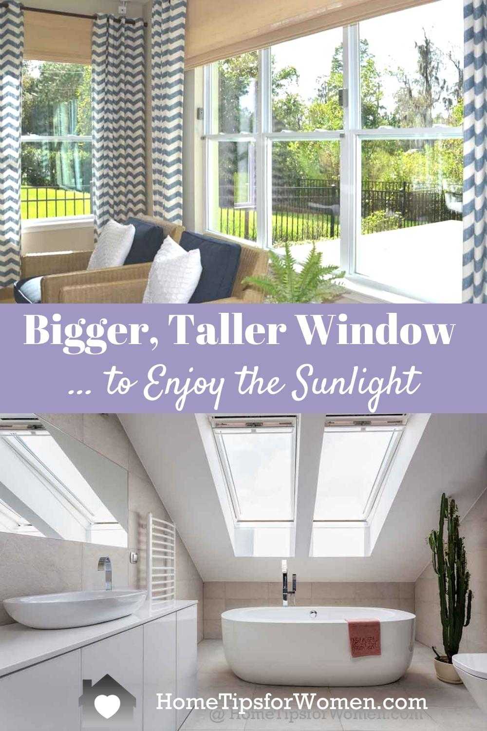 Window Sizes: How Big? How Tall? - Home Tips for Women