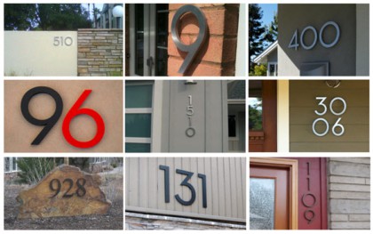 House Numbers You Can Read - Home Tips for Women