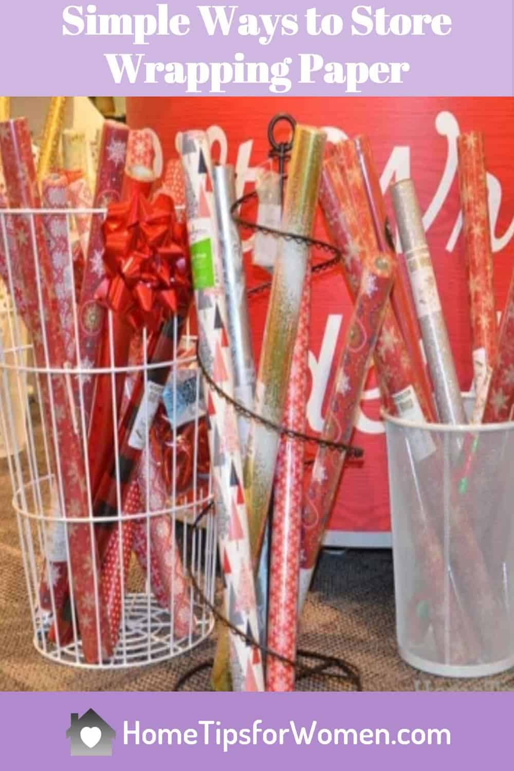 Make Gift Wrapping Fun with a Great Wrapping Paper Organizer - Home ...