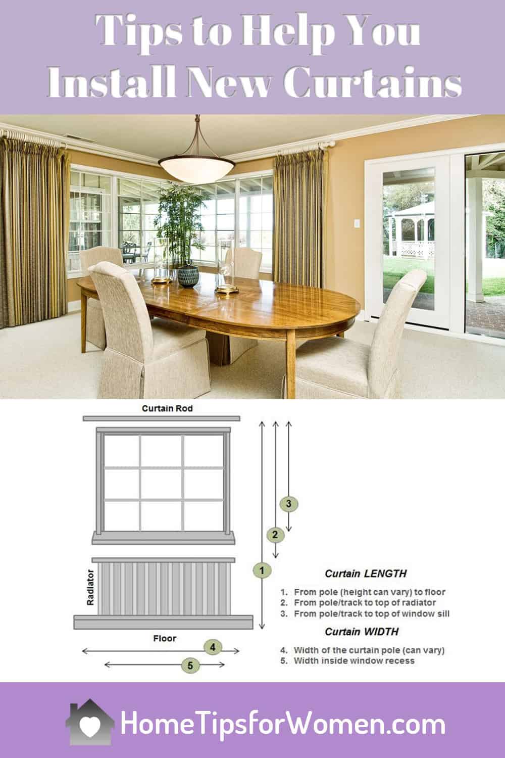 Installing Curtains: Where Do I Hang Them? - Home Tips for Women