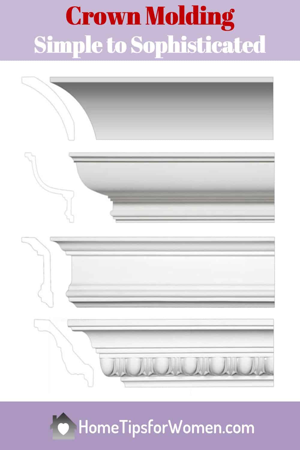 Crown Molding - What It Is & Where to Use - Home Tips for Women