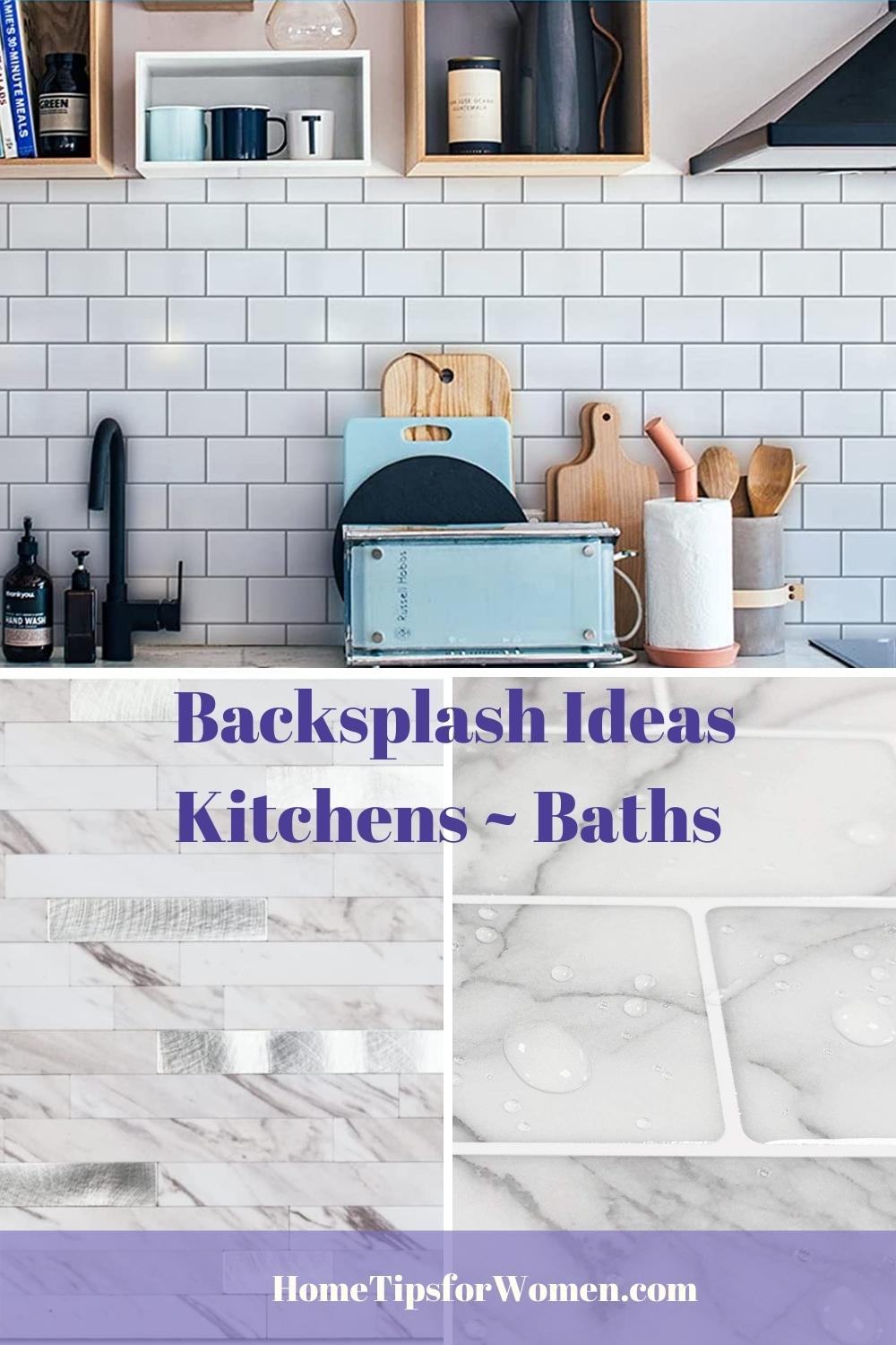 Amazing Backsplash Ideas That Are Perfect for Your Kitchen & Bathrooms ...