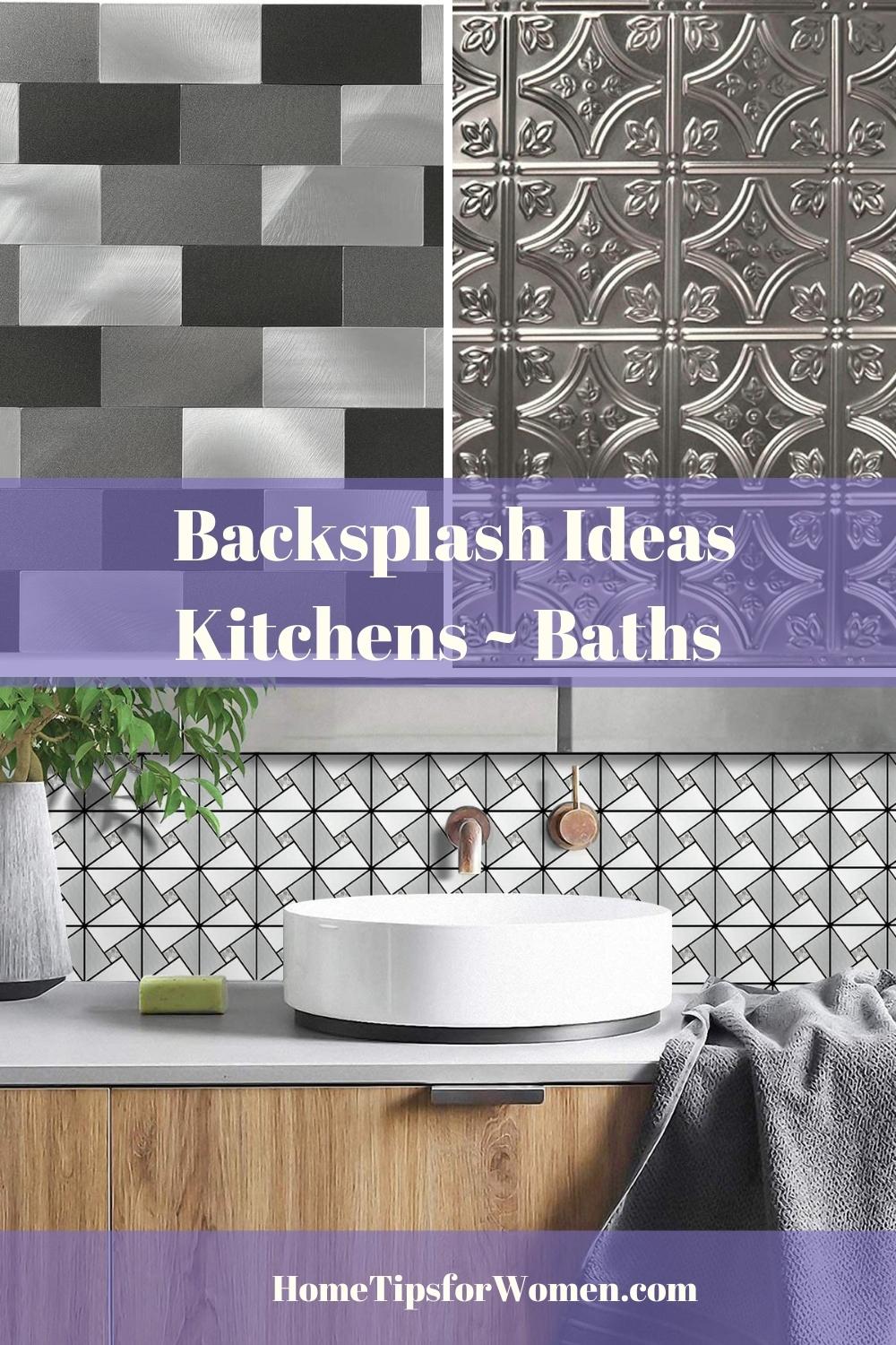 Amazing Backsplash Ideas That Are Perfect for Your Kitchen & Bathrooms ...