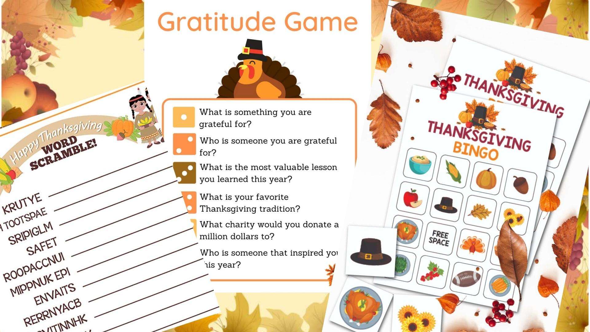 Fun Thanksgiving Games & Activities Kids Will Love & Help You Too ...